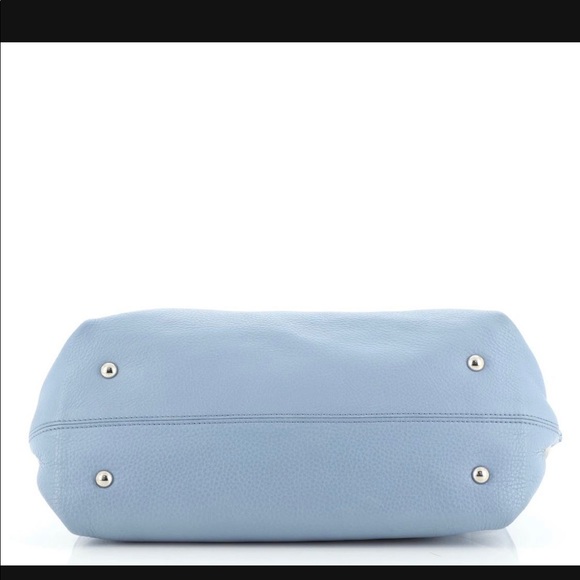 Salvatore Ferragamo | Bags | Salvatore Ferragamo Light Blue Leather ...